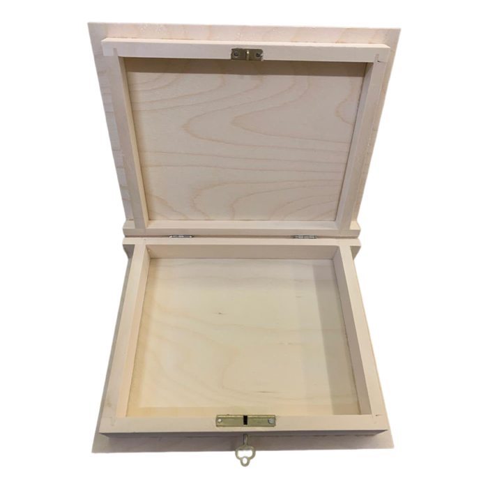 Large lockable wooden box store